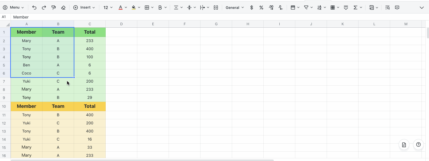 Remove duplicate values in Sheets