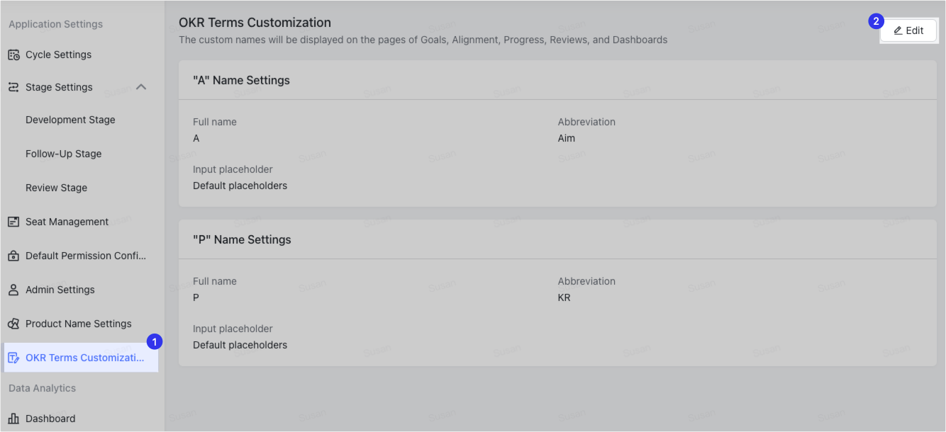 Admin | Rename Feishu OKR and common terminology