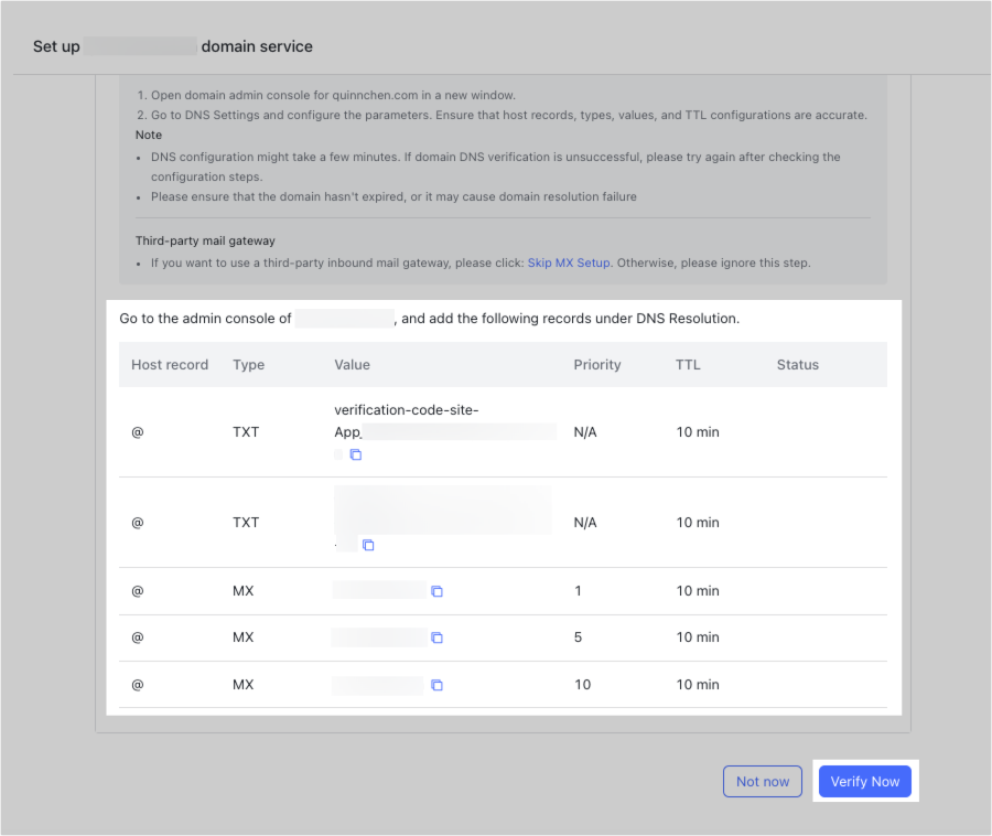 Admin | Migrate to Feishu Mail service