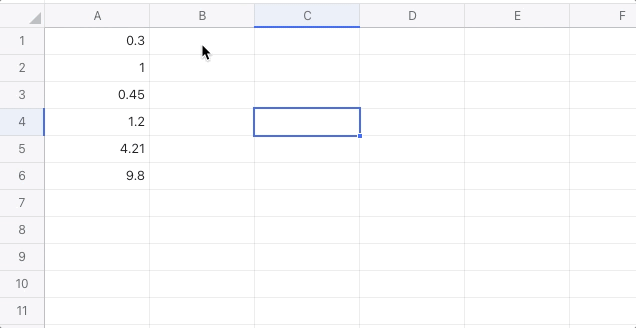 ERF.PRECISE function for Sheets